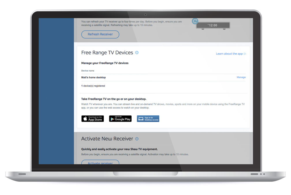 Mon Shaw Direct - La gestion de votre compte de télé par satellite