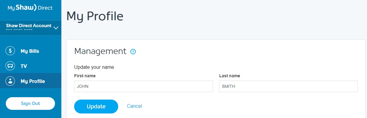 Shaw ID - Frequently Asked Questions | Shaw Direct